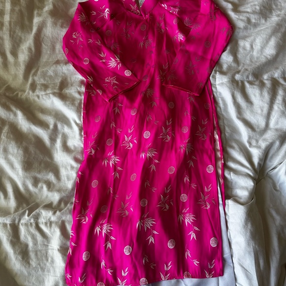 Other | Magenta Color Ao Dai For Girl | Poshmark